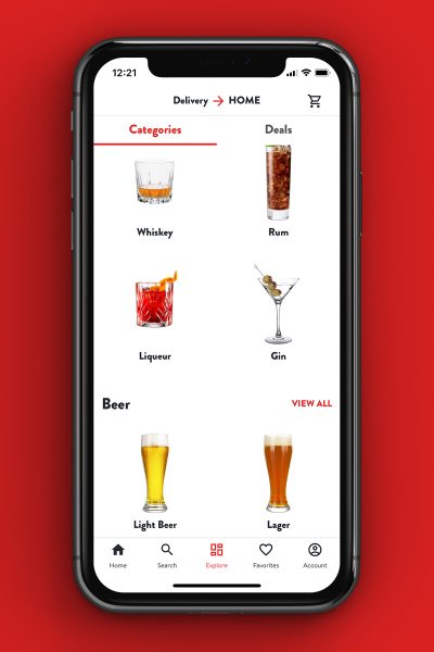 Beer and wine delivery store